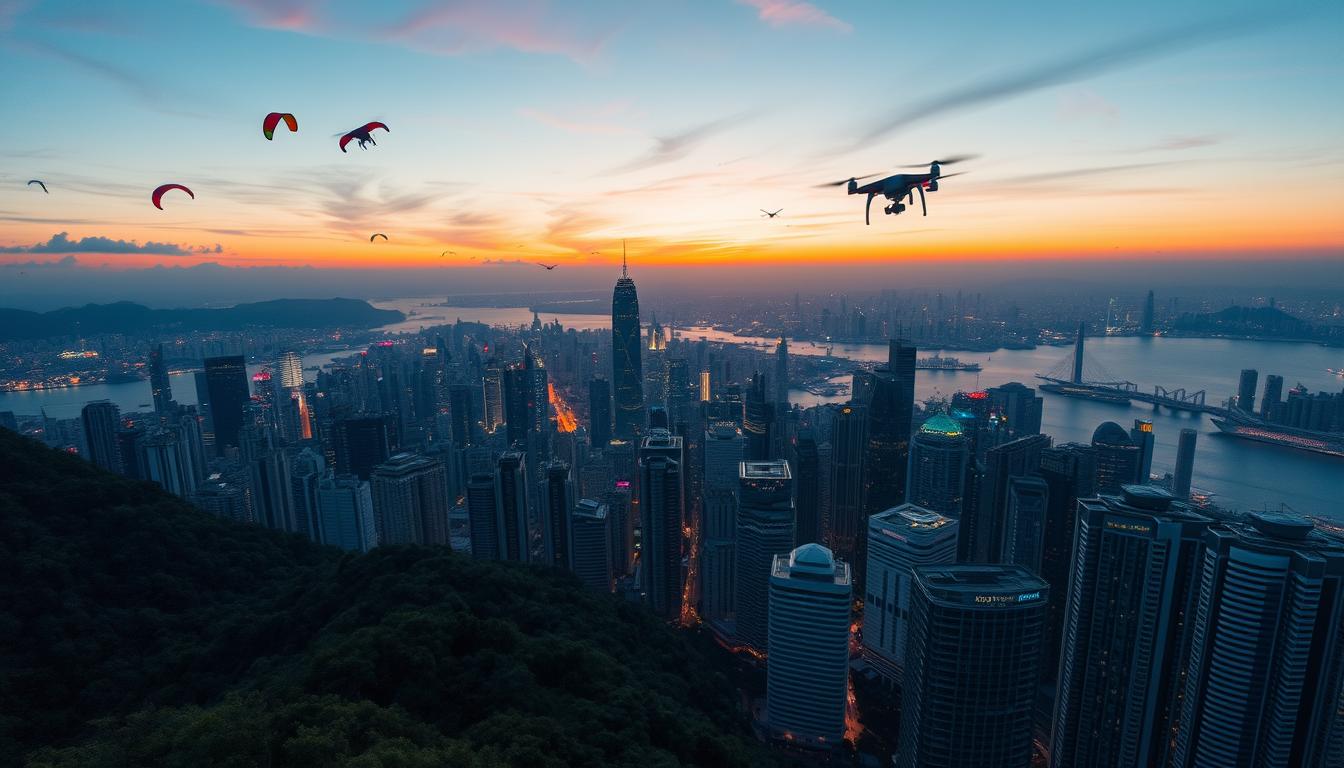 Kite Flying and Drone Photography in Hong Kong's Open Skies - CS Kites